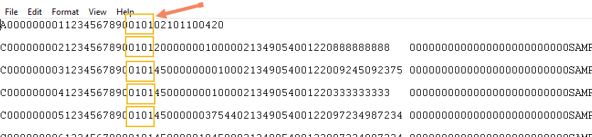 File Creation Number in the Canadian EFT File – Treasury Software