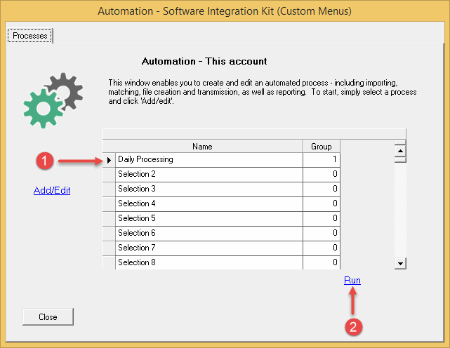 SIK - SQL Insertion - ACH – Treasury Software