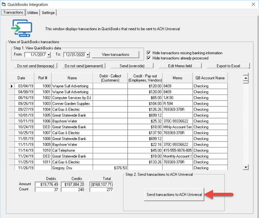 Self-guided tour (review/testing) with QuickBooks – Treasury Software