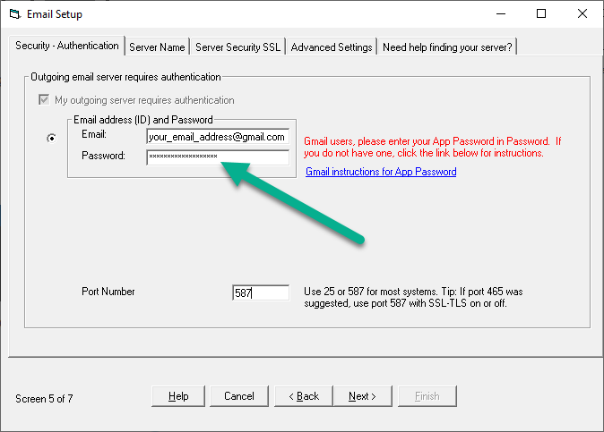 Email Setup Using Gmail – Treasury Software