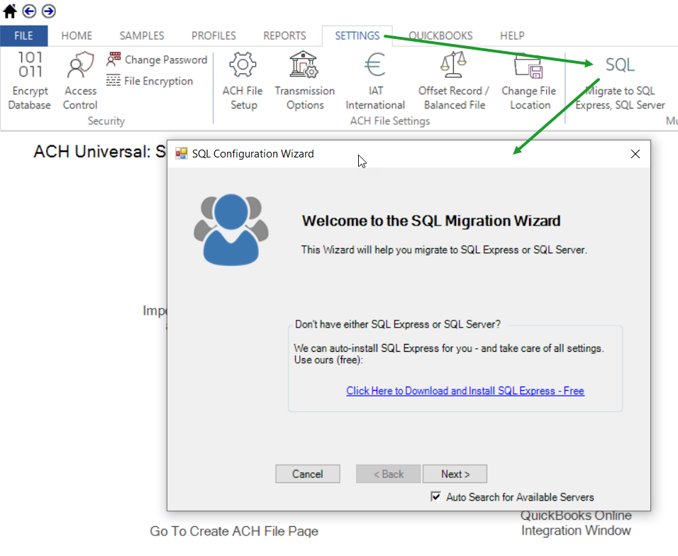 3706 Provider cannot be found - SQL Error (MS OLEDB) – Treasury Software