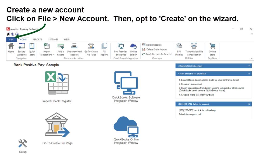 Getting Started with Bank Positive Pay - Basic Steps – Treasury Software