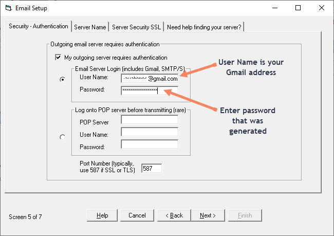 Email Setup Using Gmail – Treasury Software