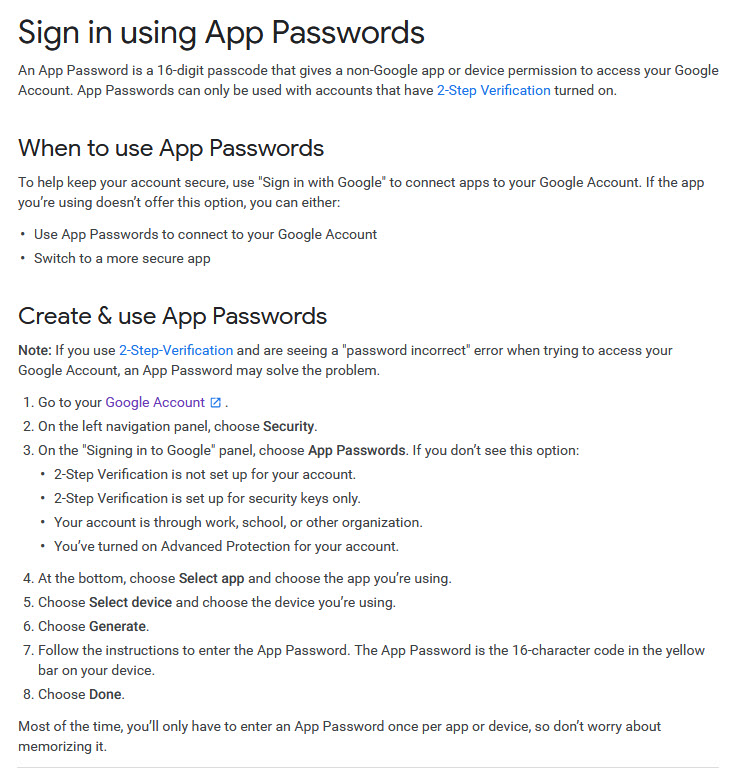 Email Setup Using Gmail – Treasury Software
